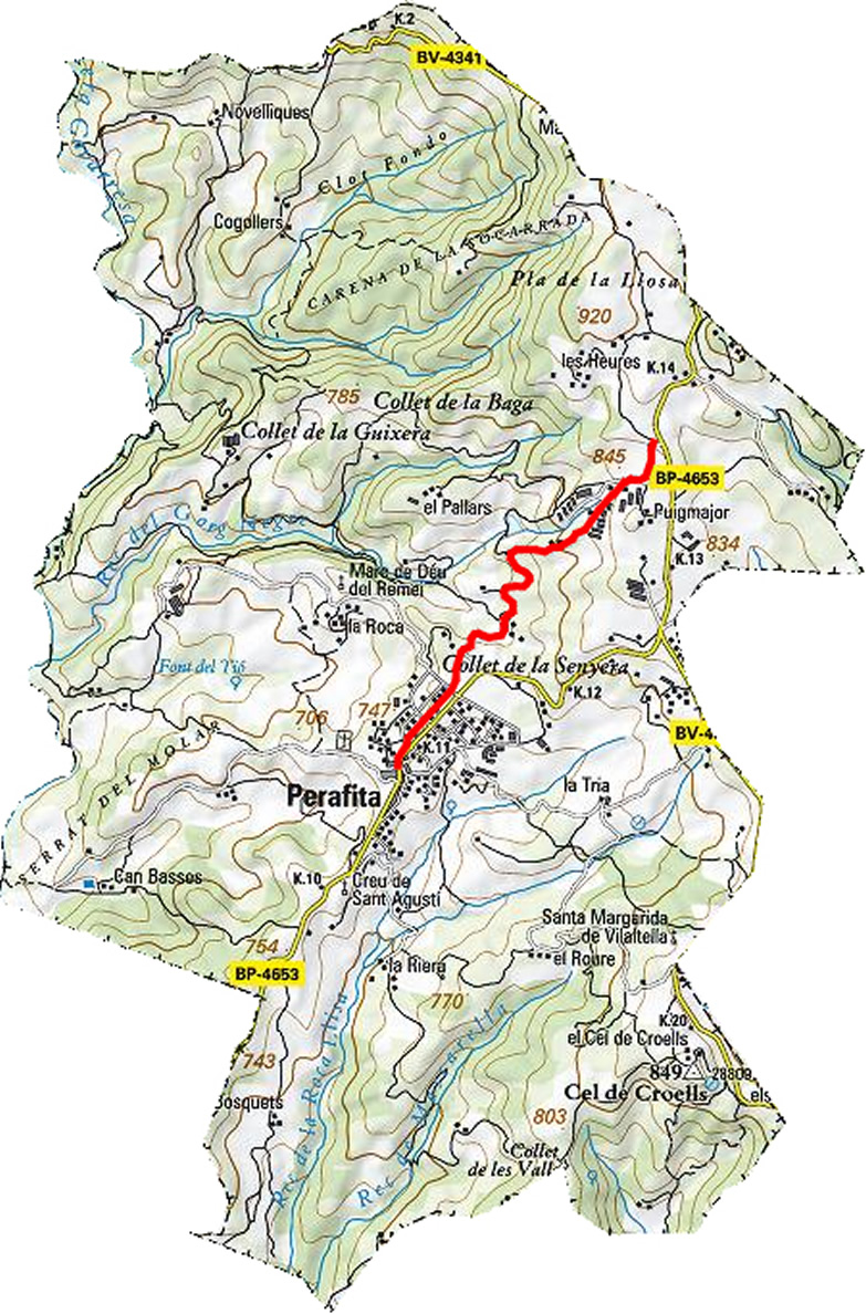 Llocs d’interès – Perafita